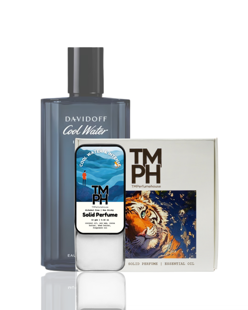 Cool Water Intense Solid Perfume | 10+ Hour Tropical Balm - Tmfragrance
